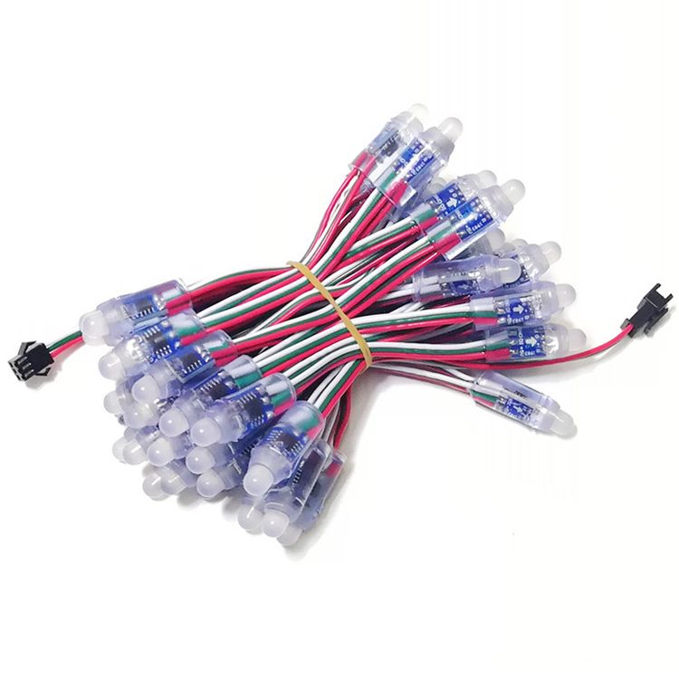 2021 3IN1 RGB WS2811 IC Led Pixel Module Lights 12mm Point Lights DC 5V ...