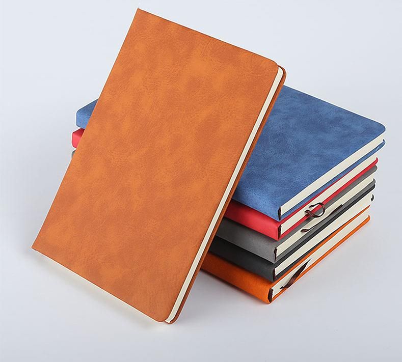 2020 A5 Classic Notebook Soft PU Leather Hard Cover Diary Vintage ...