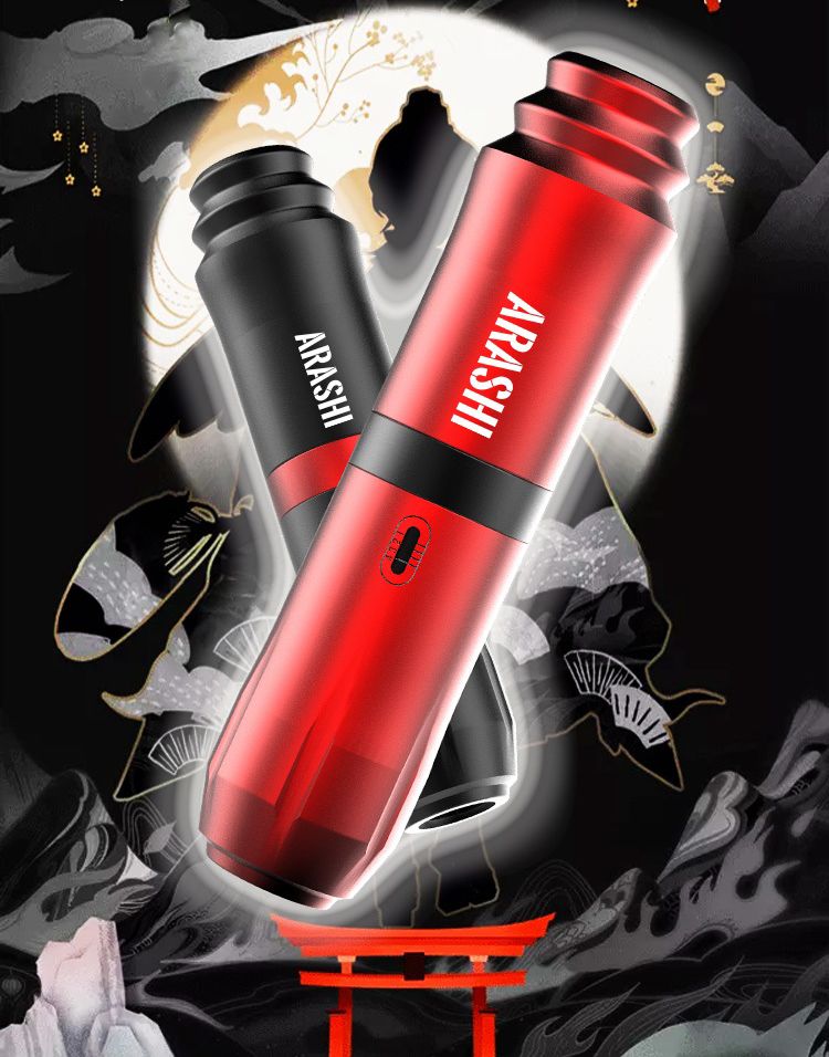 Dragonhawk ARASHI Rotary Tattoo Pen Hybrid Tattoo Gun Liner Shader ...