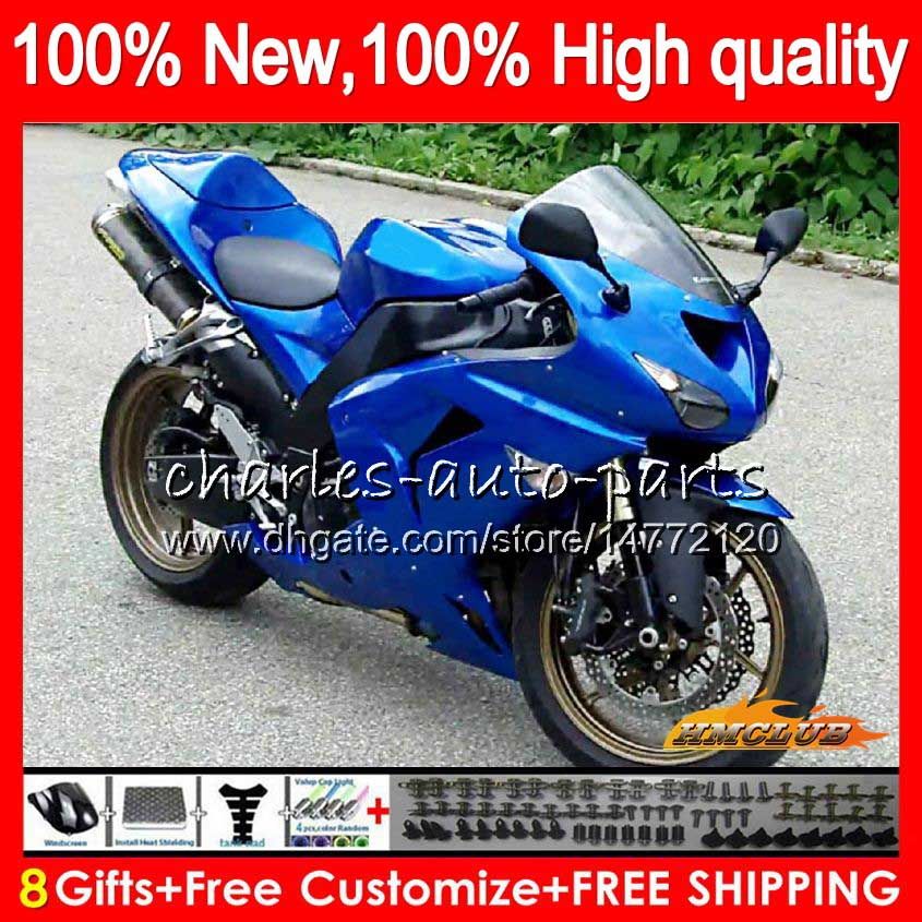 Bodywork Factory Blue For KAWASAKI ZX 10 R ZX1000 CC ZX 1000 ZX 10R 06 ...