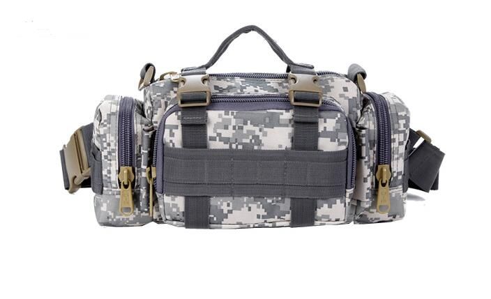 Outdoor Nylon Multi Function Pockets D5 Column Shoulder Camouflage ...