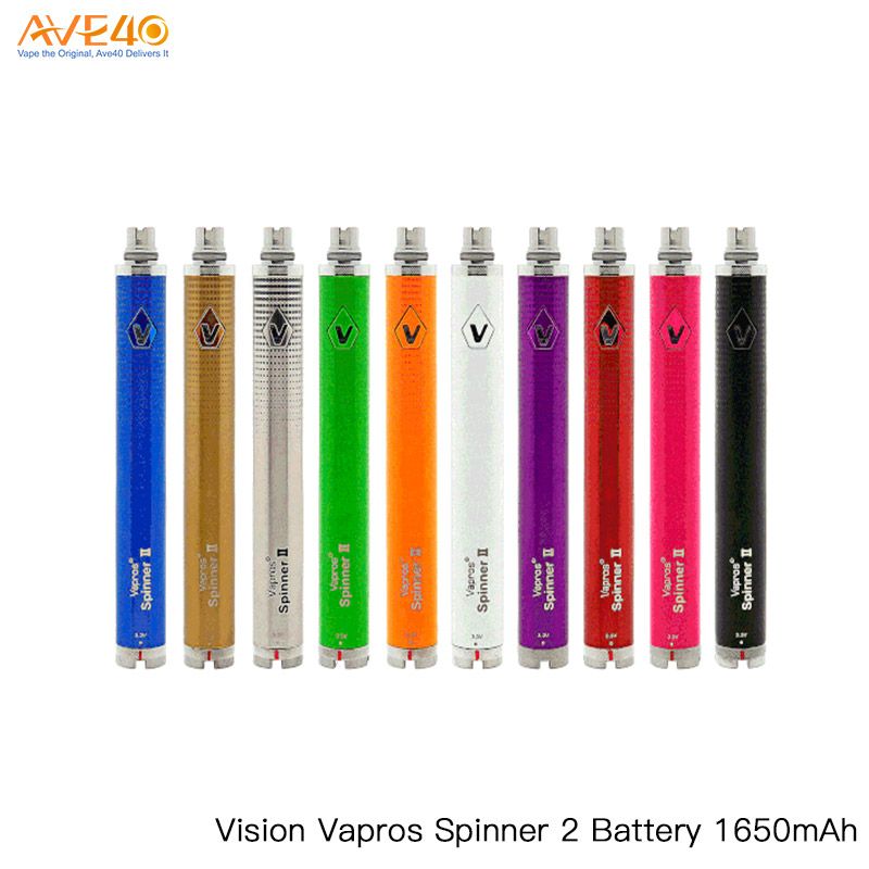100% Original Vision Spinner 2 1650mah Battery Vape Kit Multi Color Ego ...