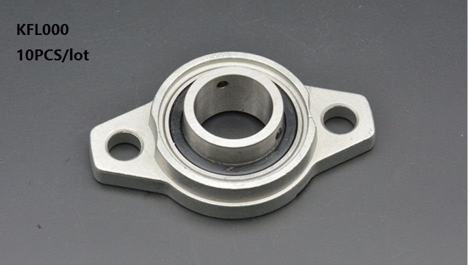 2020 KFL000 FL000 10mm Zinc Alloy Bearing Units Pillow Block Bearings ...
