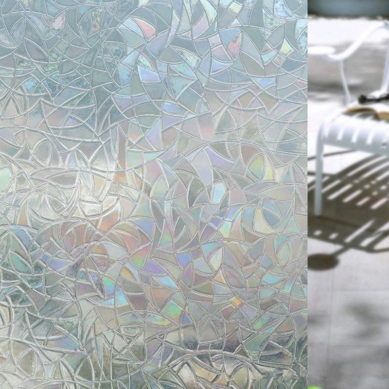 Glass Stickers For Home Living Room Bedroom 3d No Glue Static ...