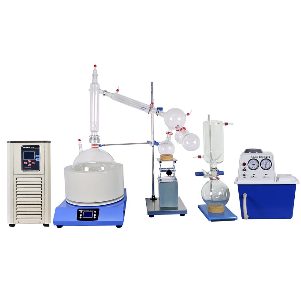 2020 ZZKD 10L Short Path Distillation Standard Set /Vacuum Pump ...