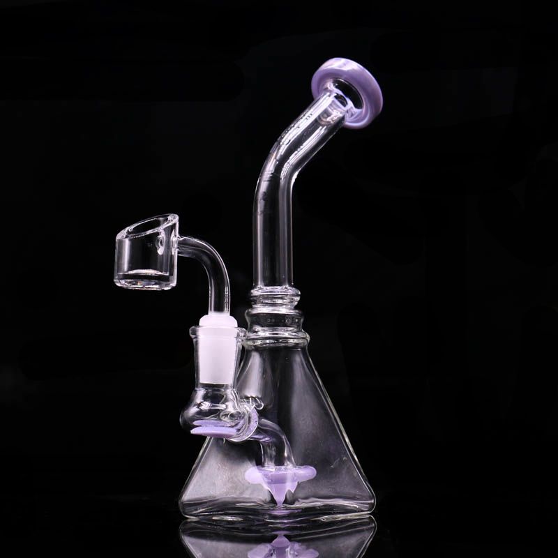 2020 Glass Bong Pyramid Beaker Base Glass Bongs Mini Water Glass Bong ...