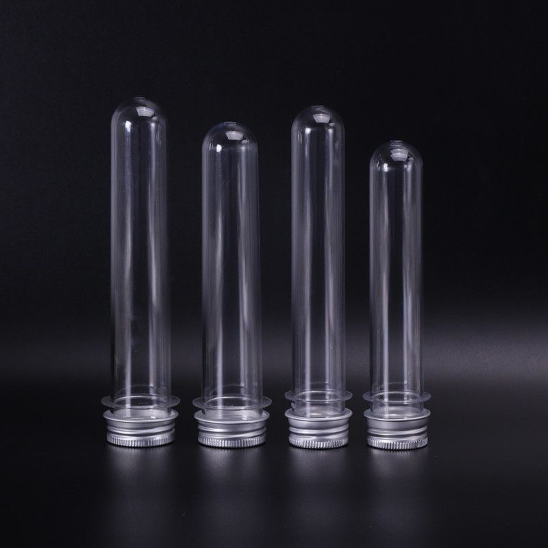 40ml Empty Clear Plastic Tube PET Plastic Test Tube Bottle Used As Face ...