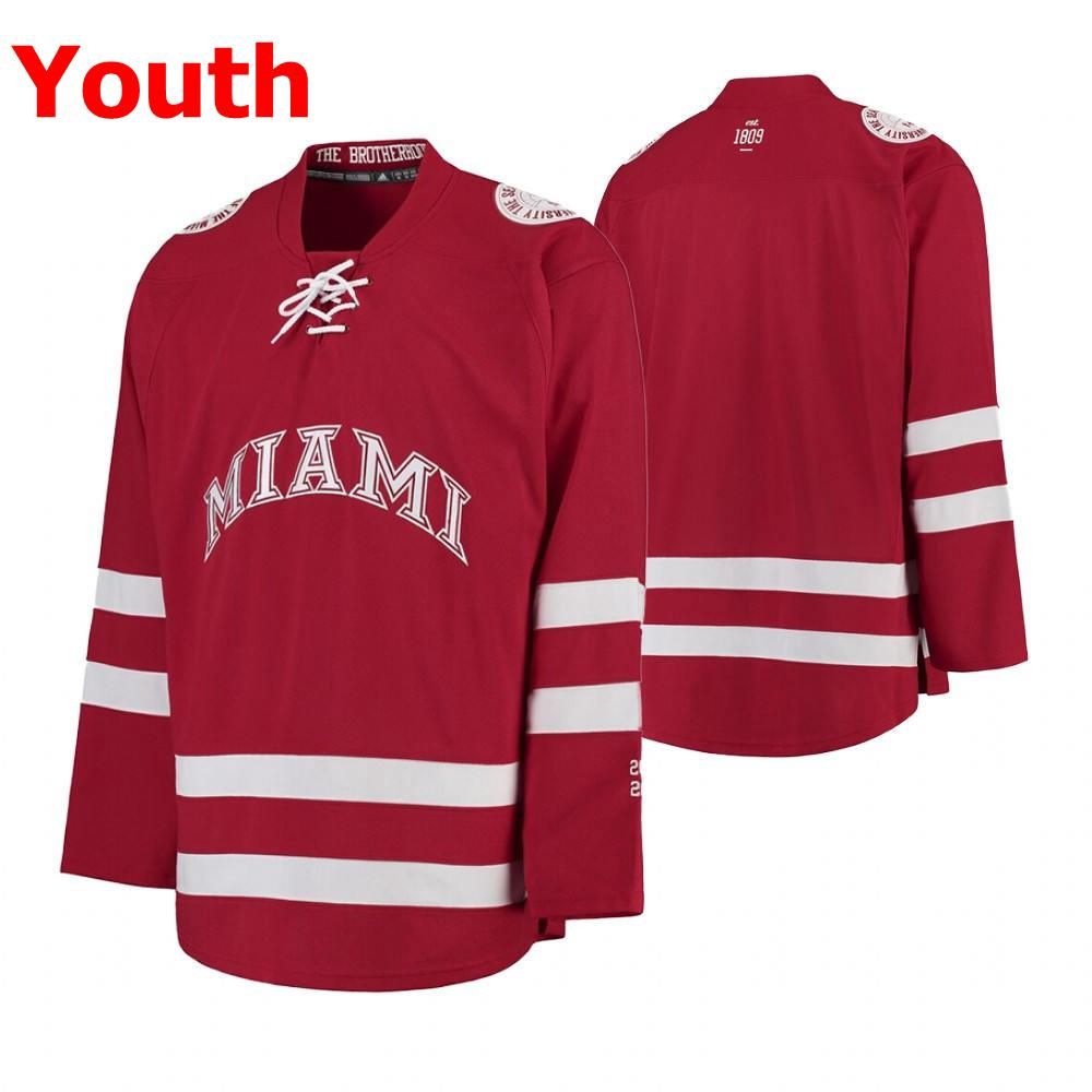 NCAA Miami University RedHawks Hockey Jerseys Womens Gordie Green ...