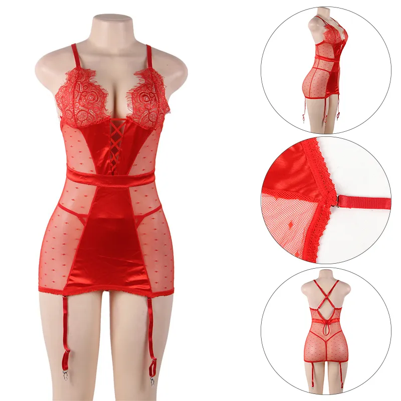 COMEONLOVER NUESTETE BABY MUÑA LENCERIA SATIN CORDADOR DE COROJE DE CORDADO ERÓTICA PEQUEÑA ...