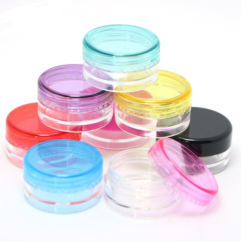 2020 5G/5ML High Quality Clear Plastic Cosmetic Container Jars With ...
