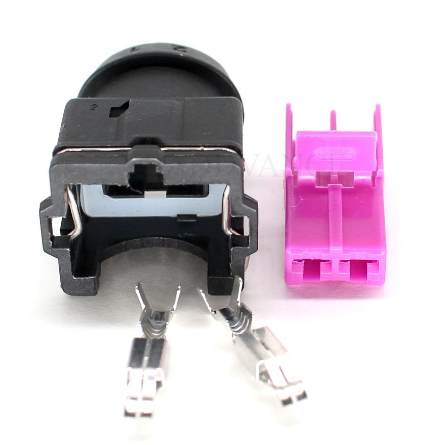 Vw Pa66 Gf30 Automotive 2 Pin Waterproof Connector Plug 443906232 Fit ...