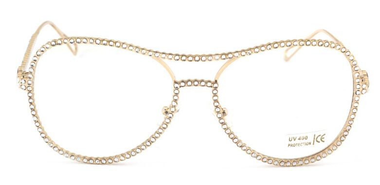 Vente En Gros Nouvelles Belles Montures De Lunettes En Strass Femmes ...