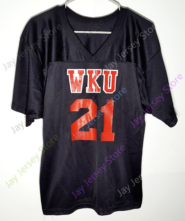 Western Kentucky Hilltoppers WKU Jersey De Futebol NCAA College Austin ...
