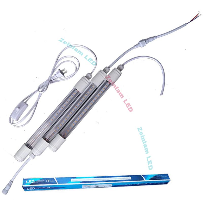 Double Row IP65 V Shape 5ft IP65 LED Shop Lights With Cable Tail ...