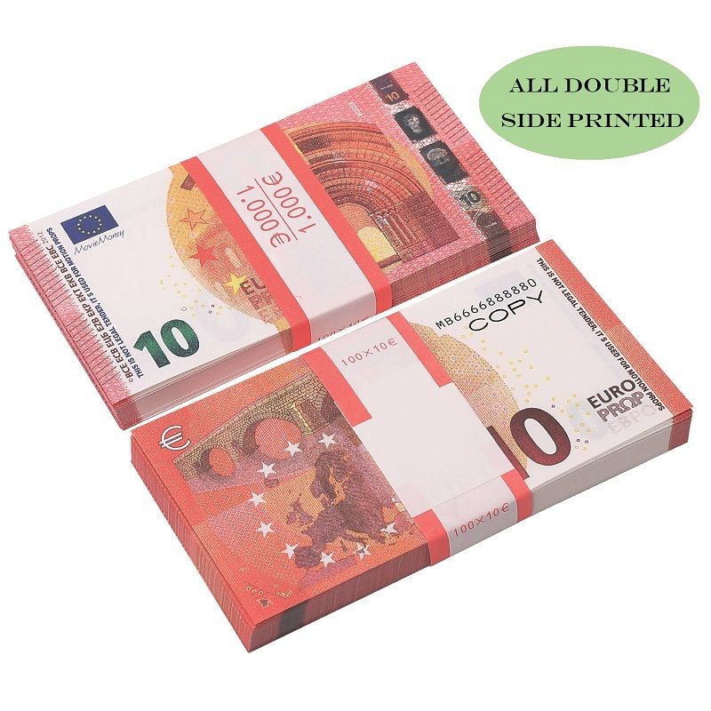 Wholesale Toy Movie Money Euro 5 /10/20/50 Paper Copy Banknote /Pack ...