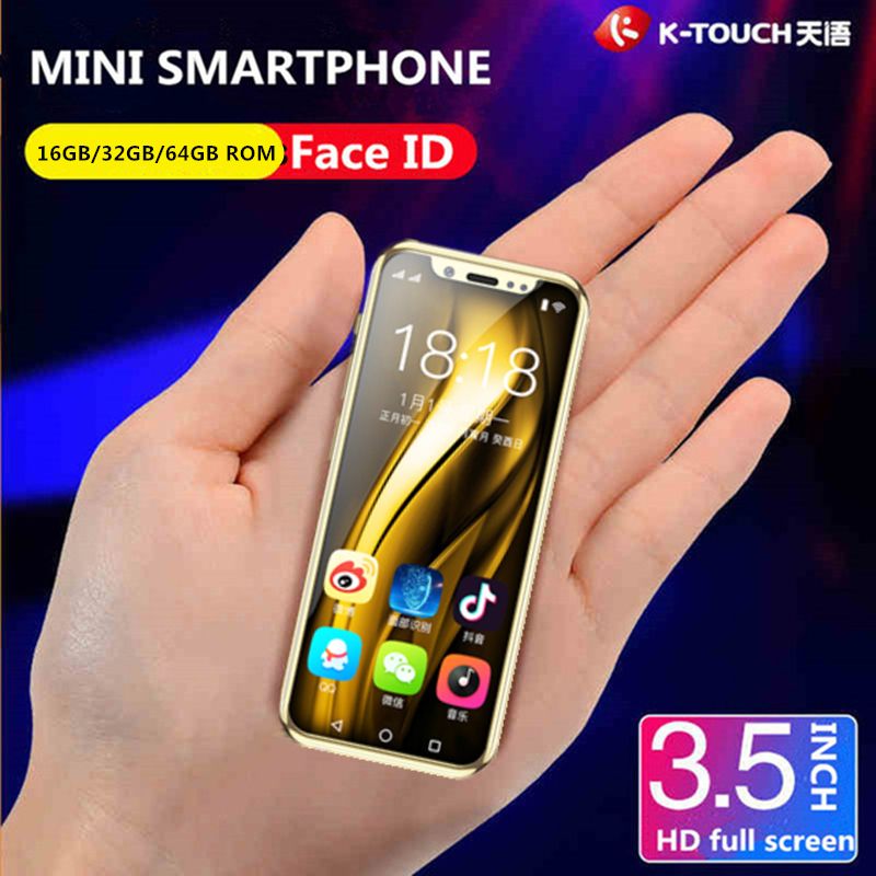 Best Super Mini Mobile Phone K TOUCH I9 Android 8.1 16GB/32GB/64GB ROM ...