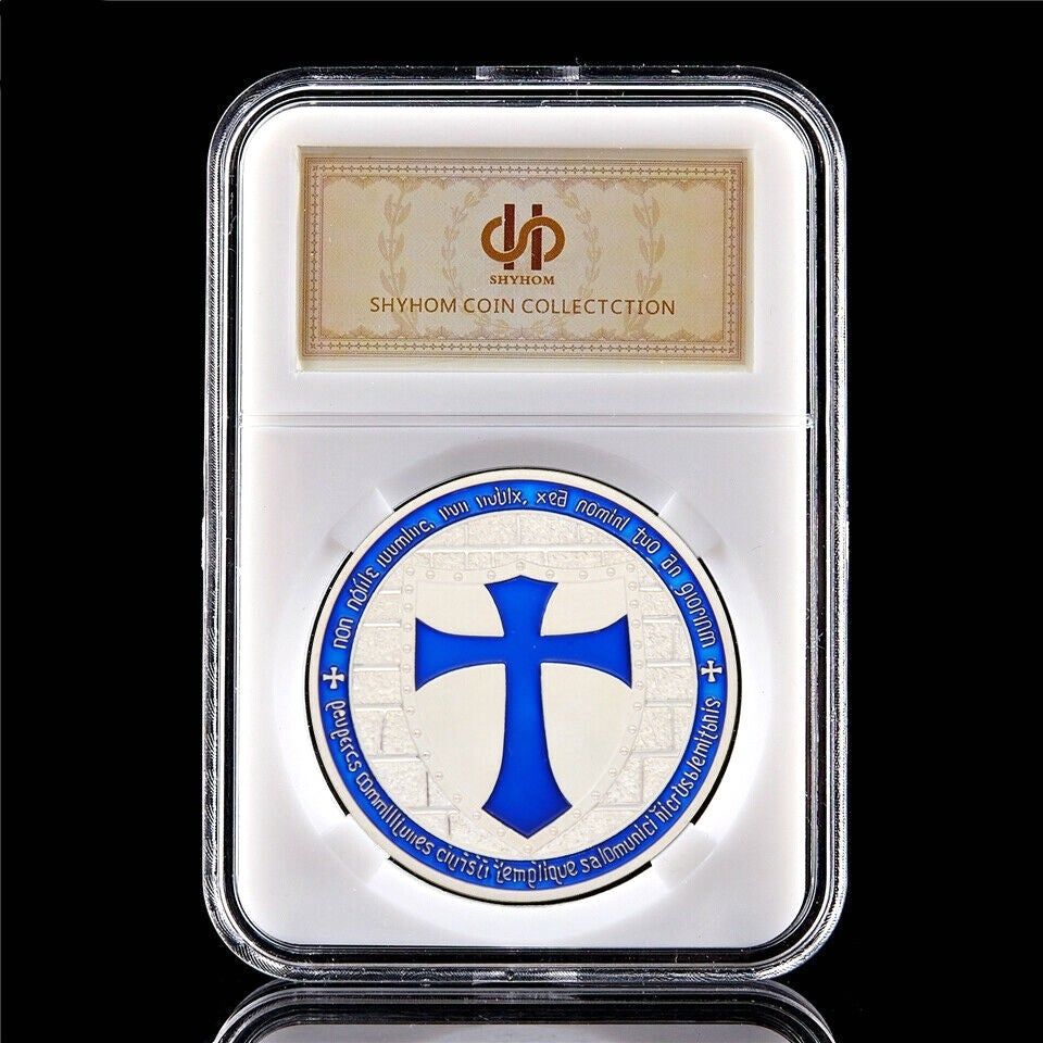 2020 Knights Templar Cross Coin Soldiers Of Christ Token Medallion ...