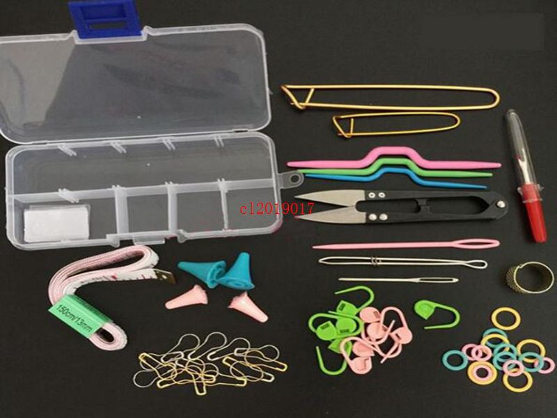 2020 Knitting Tools Sets Crochet Yarn Hook Stitch Weave Accessories ...