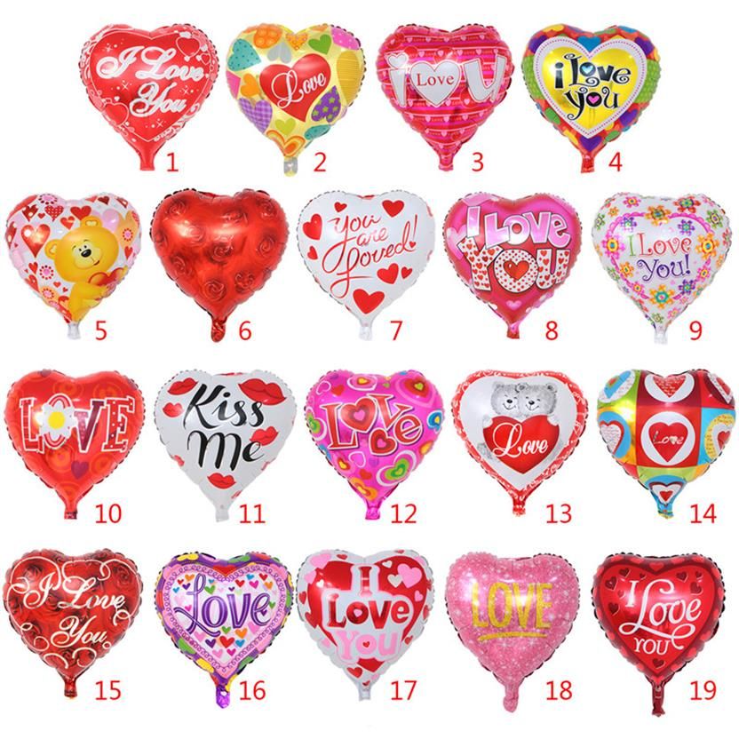 2020 Valentines Day Love Heart Balloon Printed Wedding Balloons