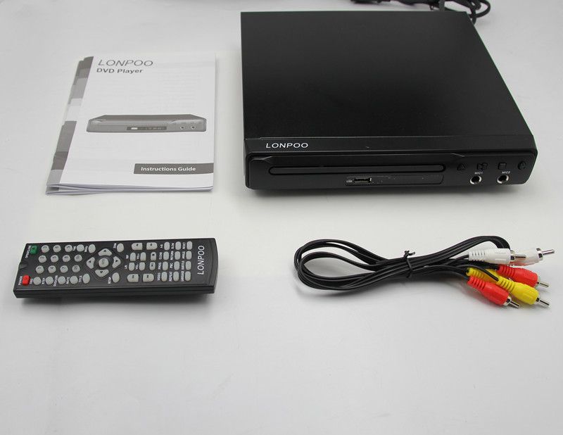 DVD Player Region RCA Scart USB DVD Player Two MIC Ports Multi Language ...