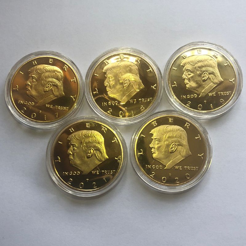 UU Moneda Conmemorativa de Oro de Donald Trump de EE Segundo período ...