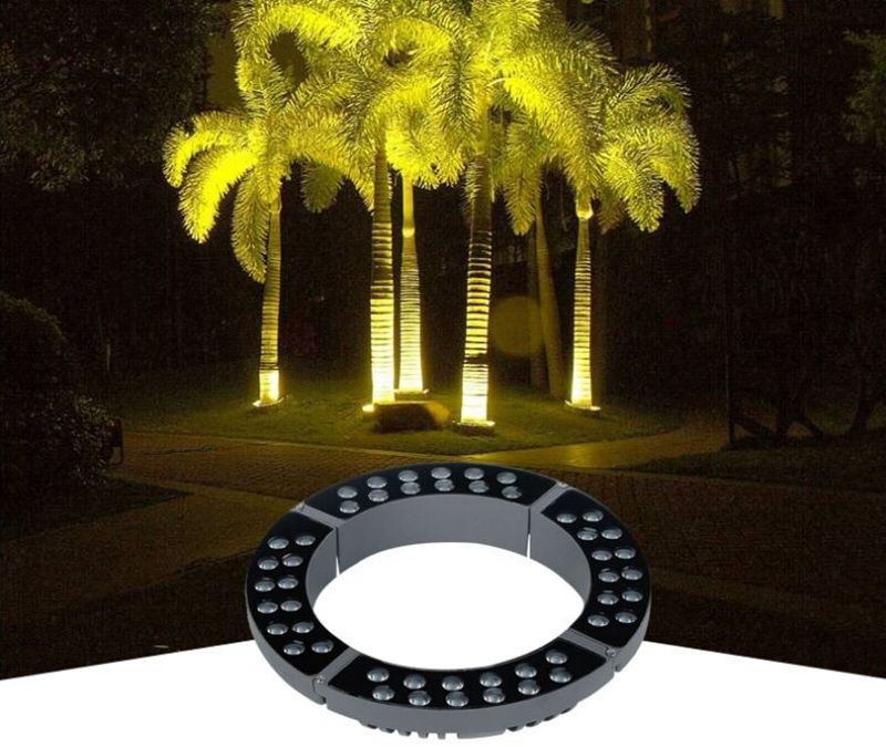 Round Circle Focused Angle Waterproof Spot Light Outdoor LED Lawn Lamps ...