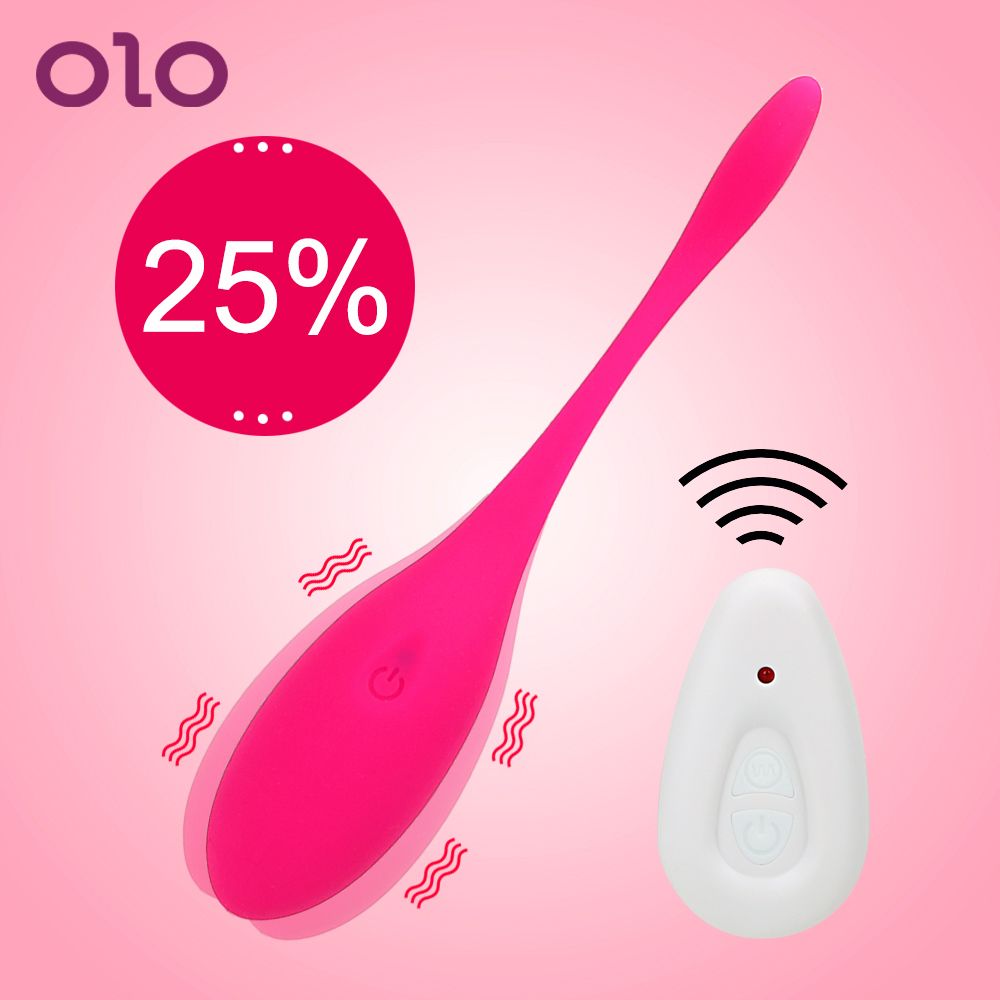 Olo Remote Control Vibrating Egg G Spot Vibrator Ben Wa Ball Kegel