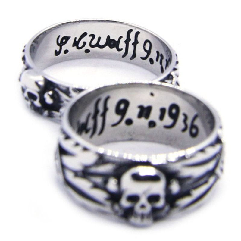 Size 6 13 Unisex Cool Skull Ring 316L Stainless Steel Fashion Jewelry ...