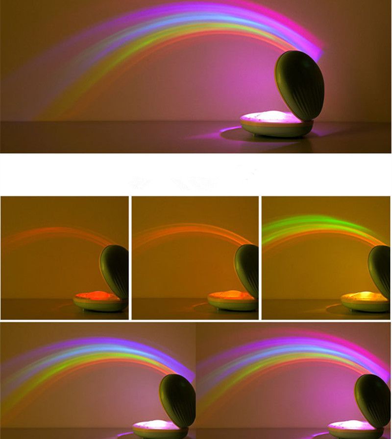 New Product Shell Rainbow Projection Lamp Photo Artifact Usb Creative ...