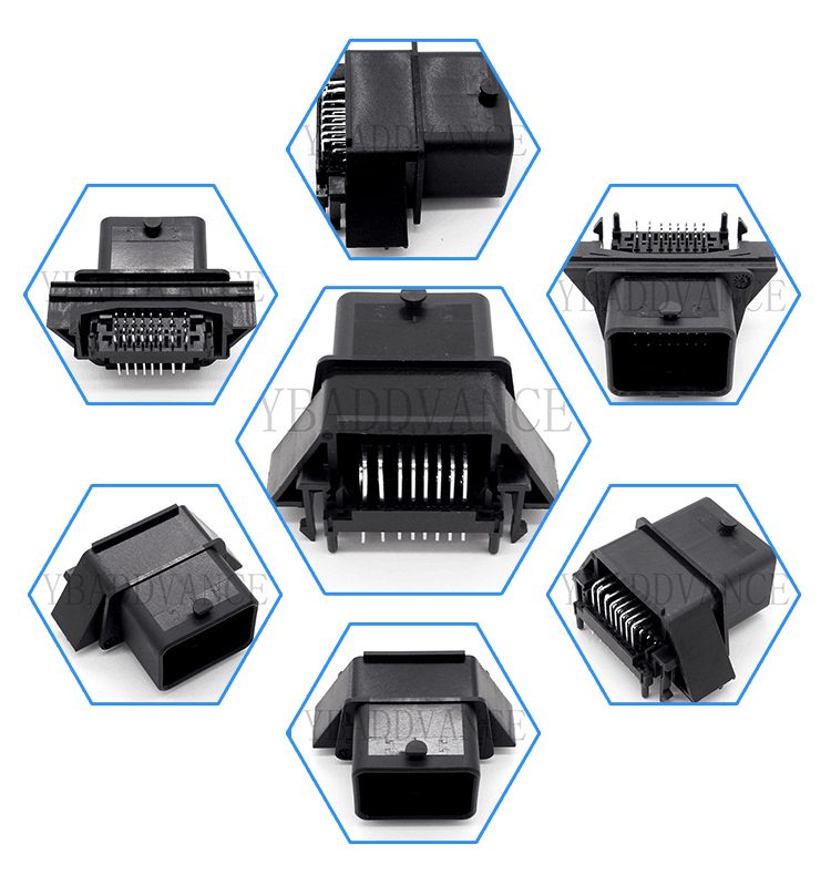 Equivalent To Ecu Automotive CMC Series Male 32 Pin Molex Connector ...