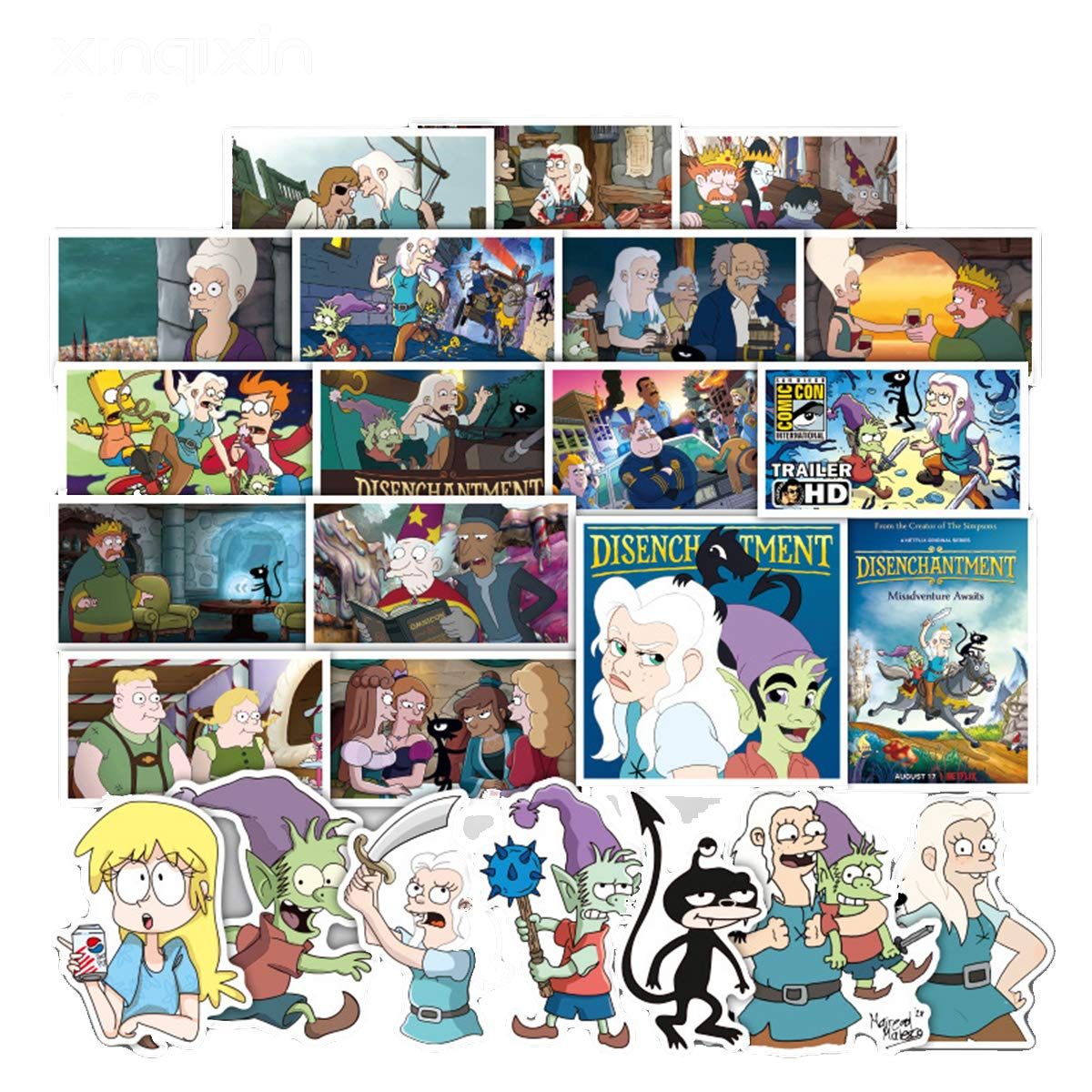 Wholesale Disenchantment Sticker Decal Stickers Skateboard Laptop ...