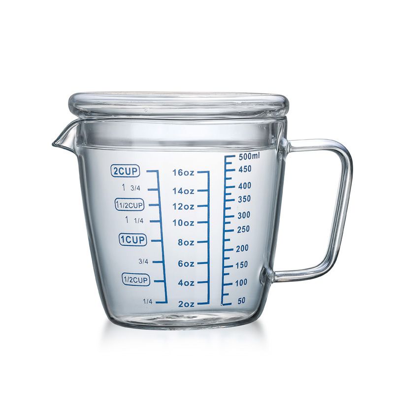 250 Ml 500 Ml Taza De Leche Alta Borosilicato Taza Medidora De Vidrio 250 Ml 500 Ml Taza De Leche Alta Borosilicato Taza Medidora De Vidrio