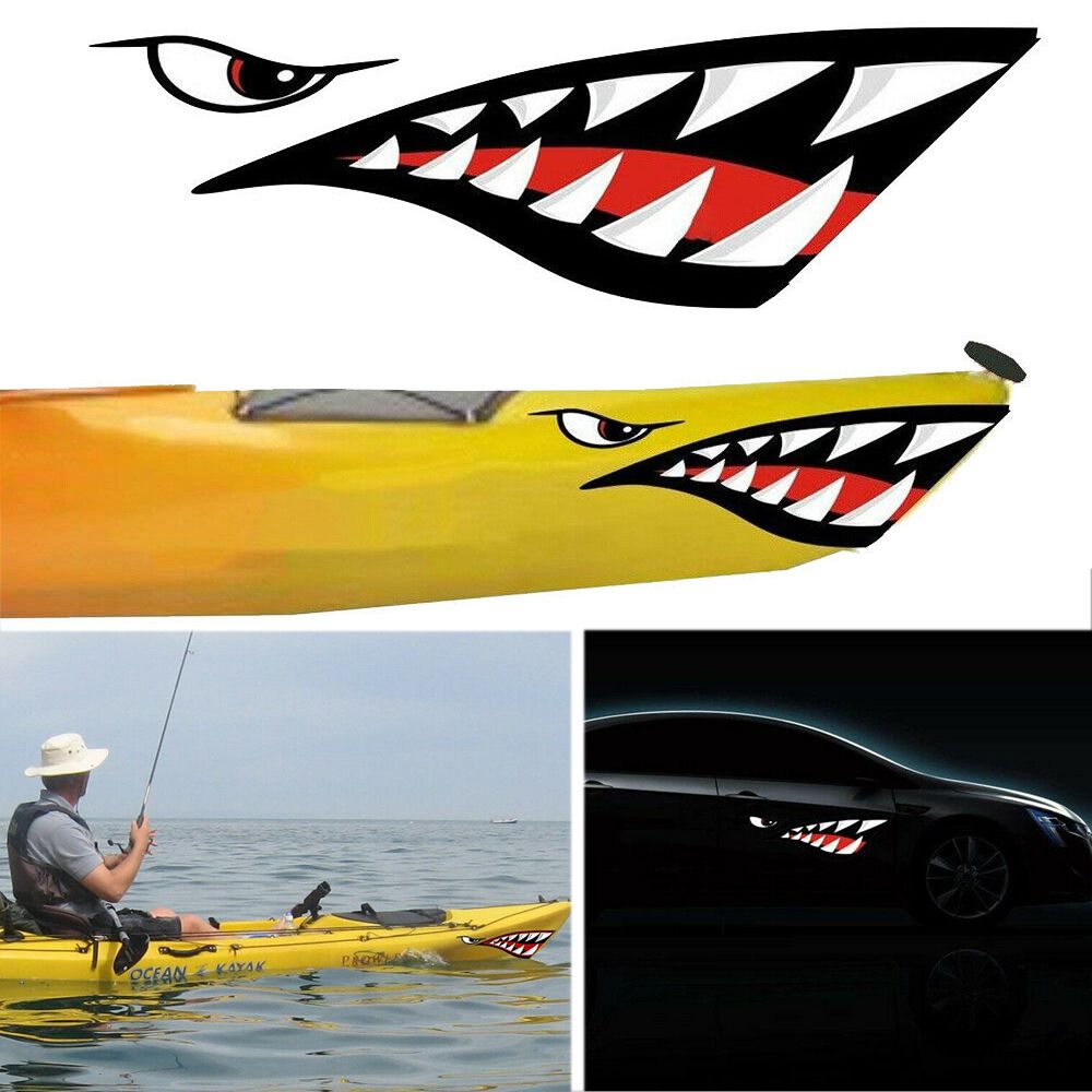 Shark Decal For Kayak