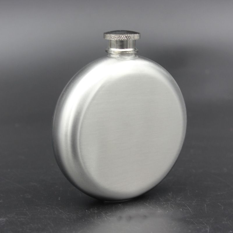 2021 5oz Stainless Steel Hip Flask Portable Outdoor Flagon Metal Wine ...