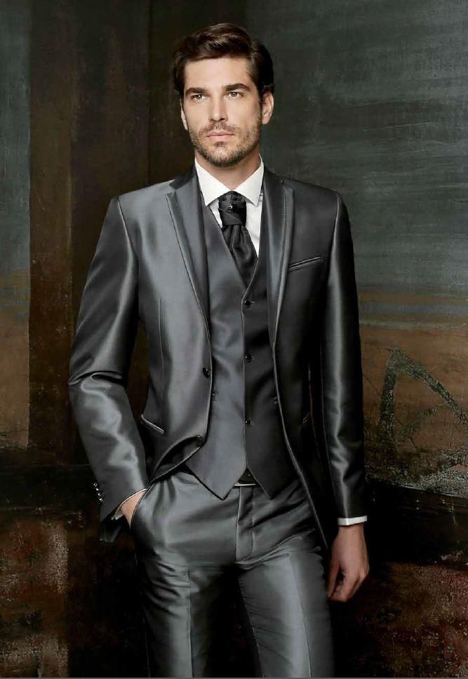 Shiny Gray Suit
