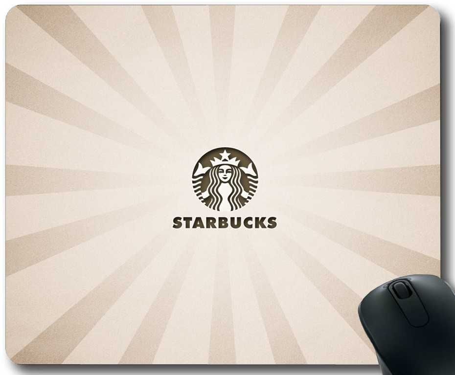 Starbucks Logo Mouse Pads 8.6in X 7in Personality Desings Gaming Mouse ...