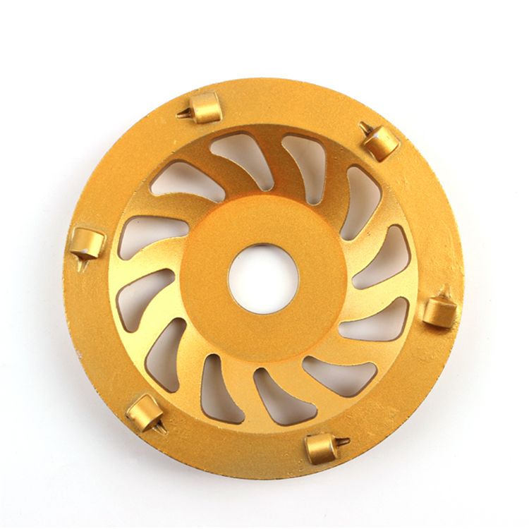 5 Inch Diamond Grinding Disc With Six Quarter PCDs PCD Grinding Pads ...