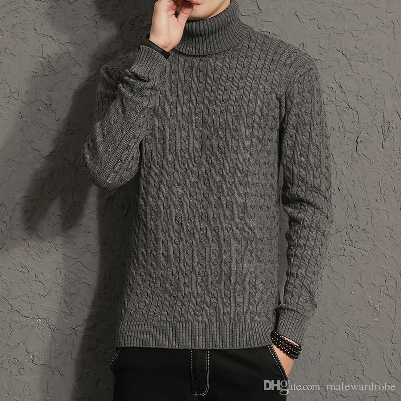 Venta > sweater hombre con cuello > en stock