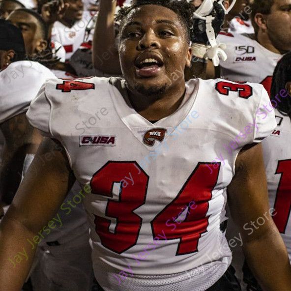 Western Kentucky Hilltoppers WKU Jersey De Futebol NCAA College Austin ...