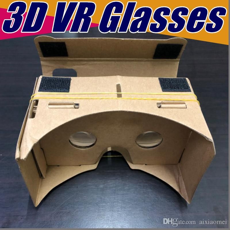 2020 100X DIY 3D Glasses Google Cardboard VR BOX II 2.0 Version VR ...
