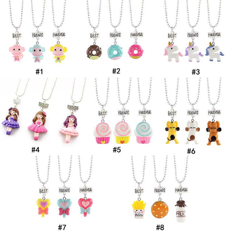 Wholesale Best Friends Forever BFF Necklace For Kids Boys Grils ...