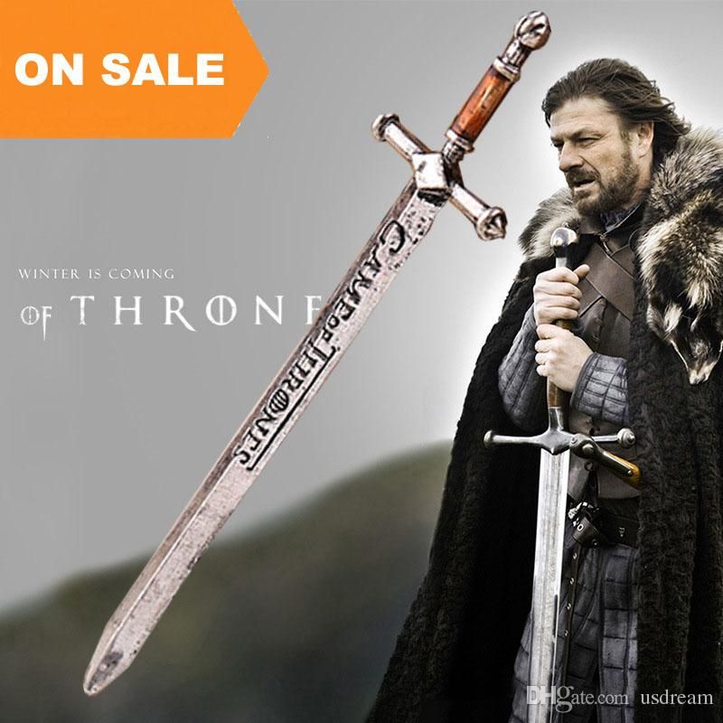 Wholesale Game Of Thrones Ice Swords Ancient Silver Letter Opener Sword Wholesale Game Of Thrones Ice Swords Ancient Silver Letter Opener Sword