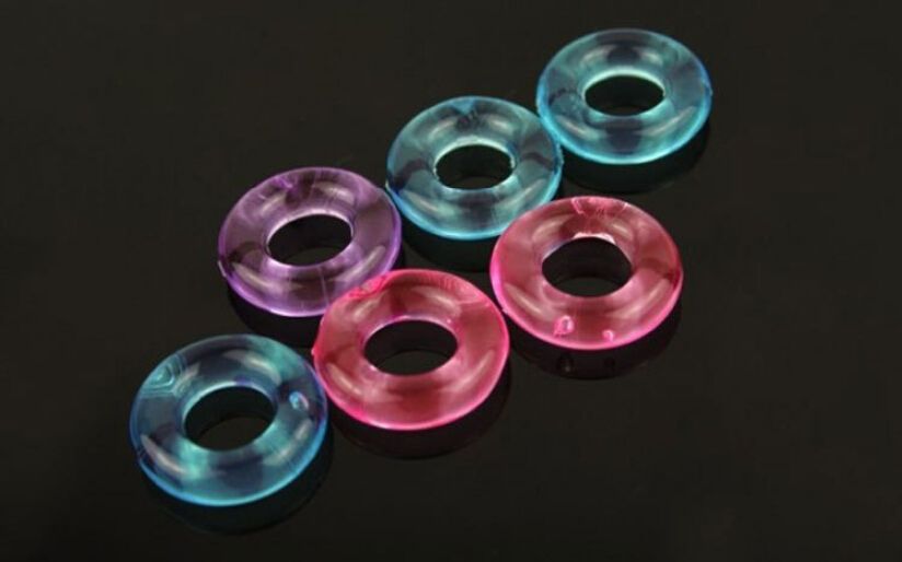 Extensible Silicon Stretchy Time Delay Penis Cock Ring Sex Toys For Men Delayed Ejaculation