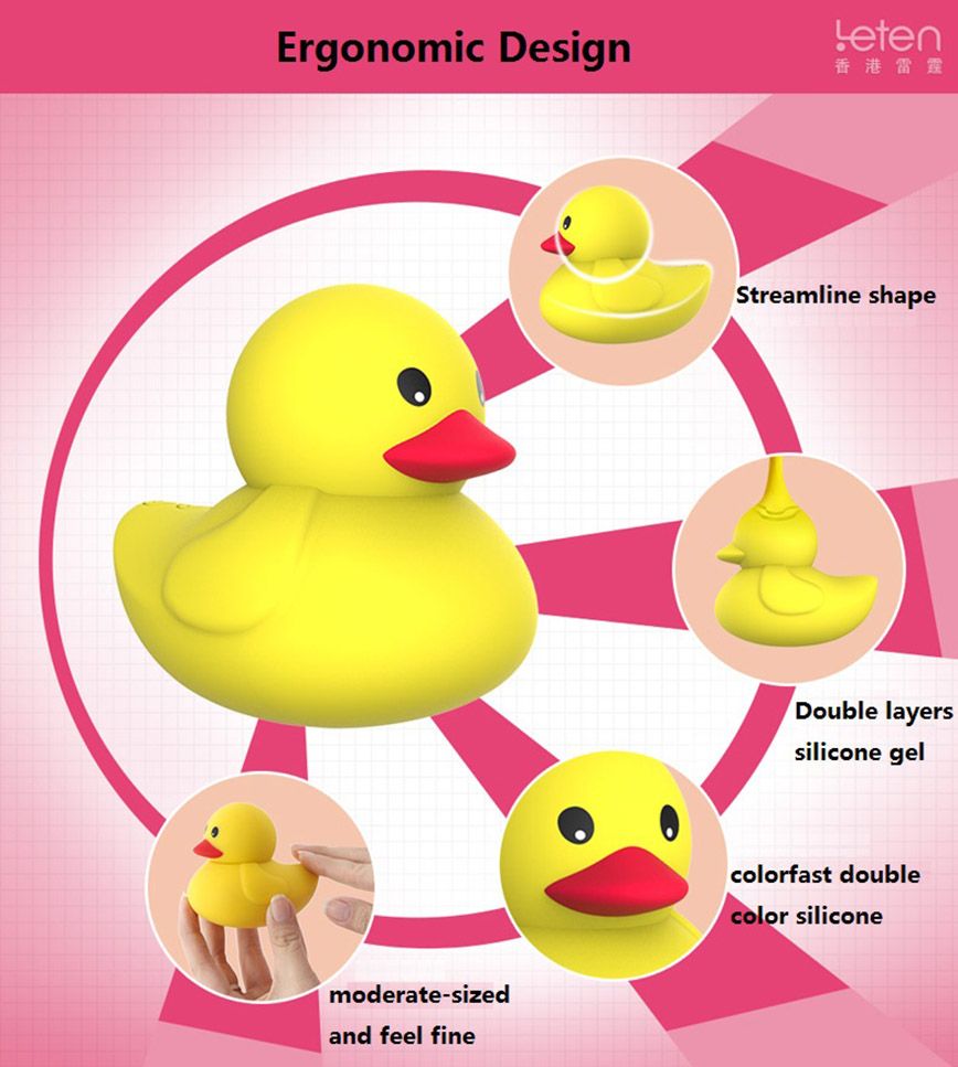 Leten Dudu Duck Dual Vibrator For G Spot Vagina Massager For Female
