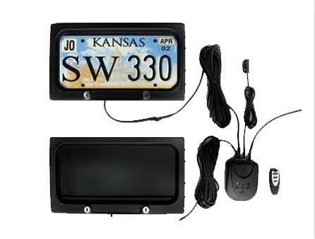 Car Remote Control Hidden Flip Turning Licence Plate Frame,License ...