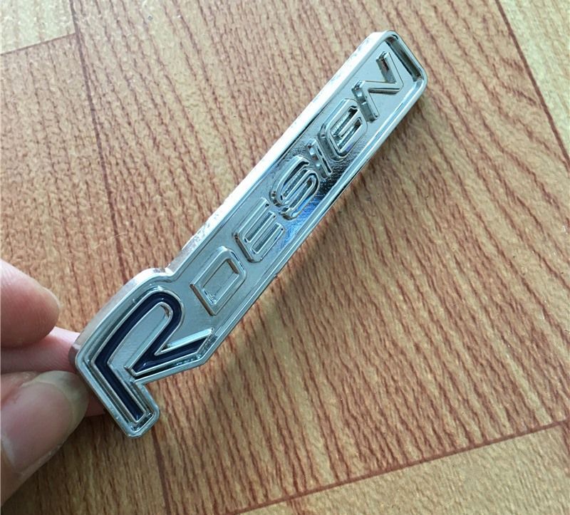 2021 3D Metal Zinc Alloy R DESIGN RDESIGN Letter Emblems Badges Car ...