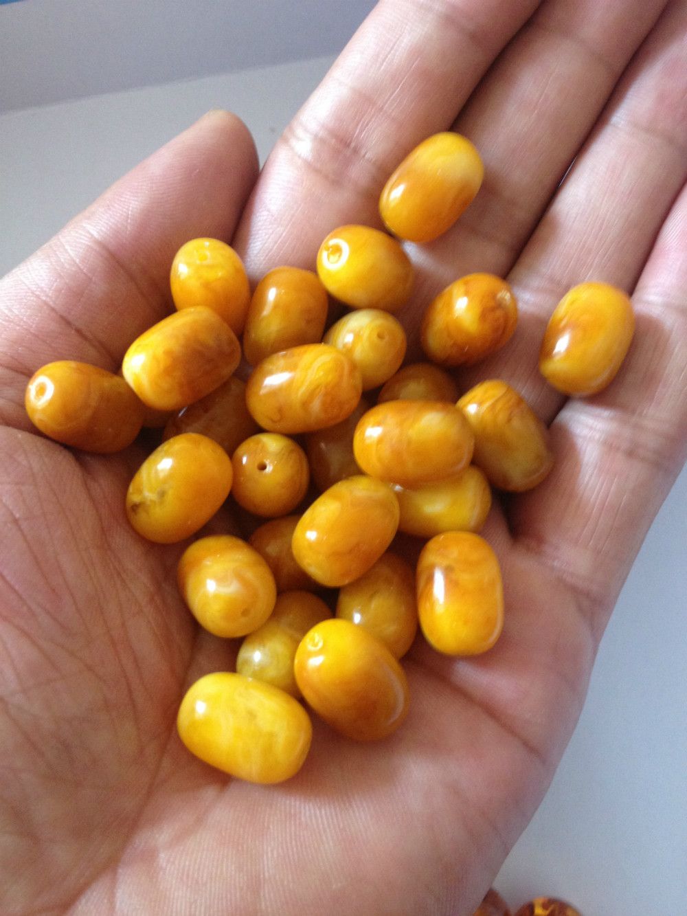 Amber Colored Eggs