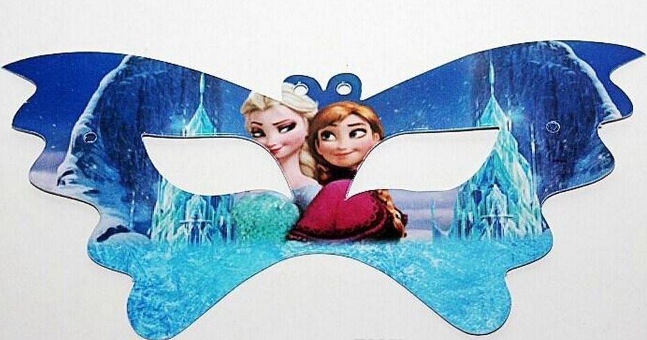 For Frozen Party Mask Children Princess Elsa Anna Paper Party Mask 17 ...