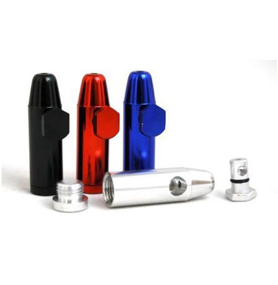 2020 Metal Bullet Snuff Snorter Smoking Pipe Cigarette Snuff Dispenser ...