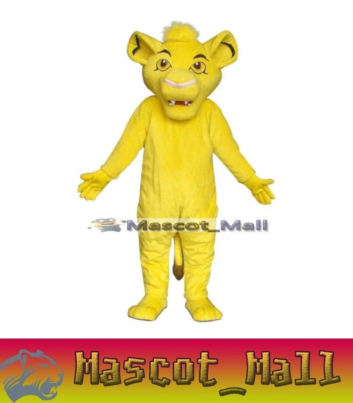 Mall20 Custom Adult Lion King Simba Mascot Cartoon Costume Simba ...